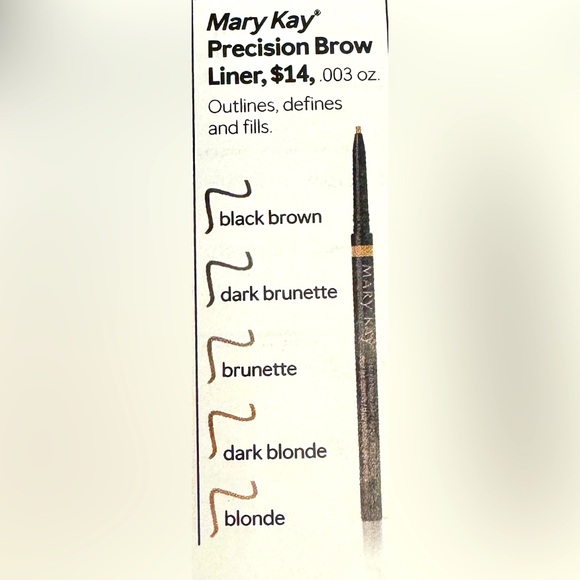Mary Kay | Makeup | Mary Kay Precision Brow Liner Black Brown | Poshmark